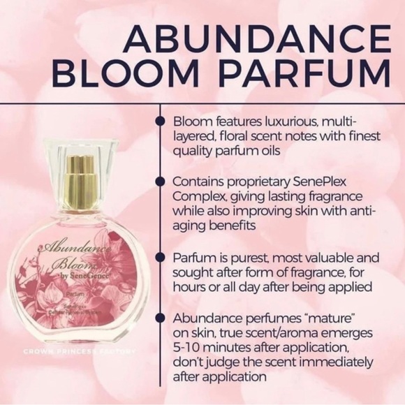 SeneGence | Other | Senegence Abundance Bloom Perfume Oz | Poshmark